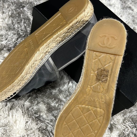 CHANEL | Shoes | Mesh Chanel Espadrille Shoes From Chanel Platform ...